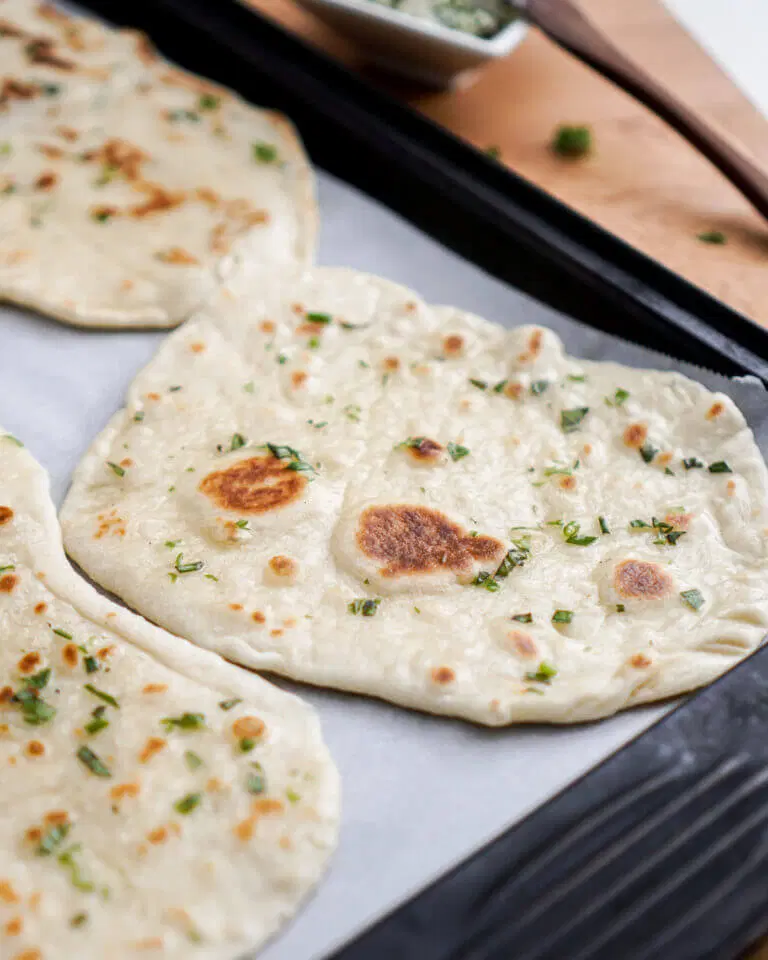 Homemade Flatbread (Only 5 Ingredients) - Baking for Friends